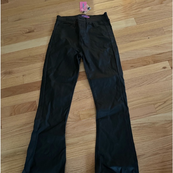 Edikted | Pants & Jumpsuits | Edikted Leather Pants Nwt | Poshmark